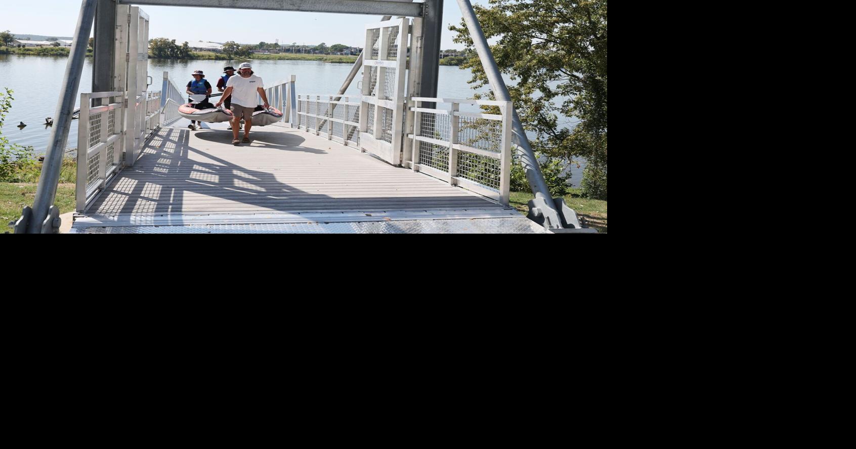 Zink Lake gets new kayak, paddleboard launch on east bank