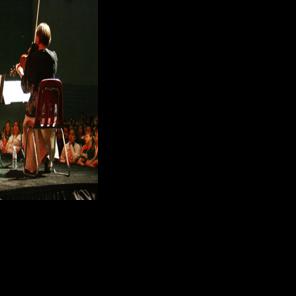 String quartet gives students live lesson