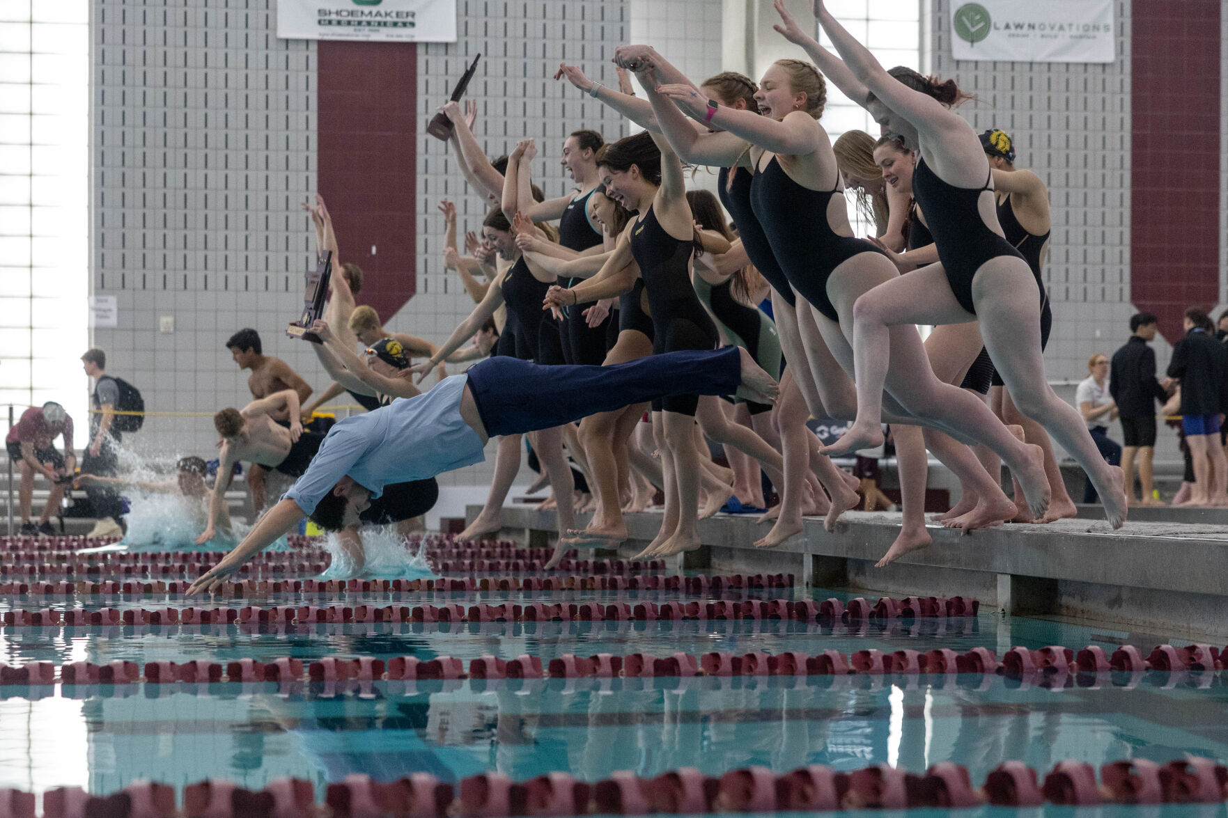 Jenks sweeps 6A State Swimming Championships