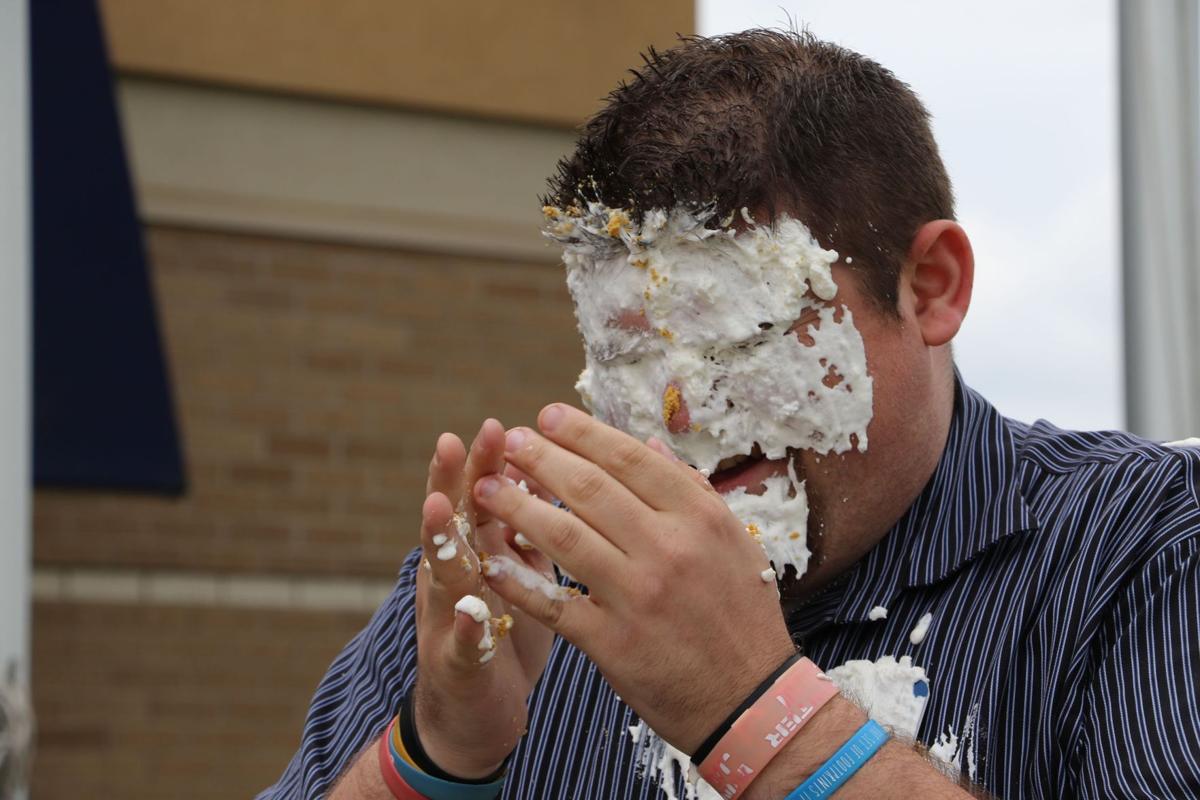 Photo Gallery Arvest Bank Associates Take A Pie In The Face For A photo-gallery-arvest-bank-associates-take-a-pie-in-the-face-for-a