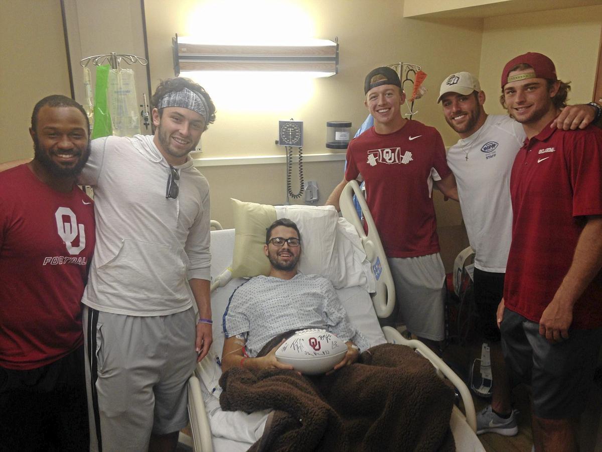 Sooner good guys: Baker Mayfield, Samaje Perine, others visit former ...