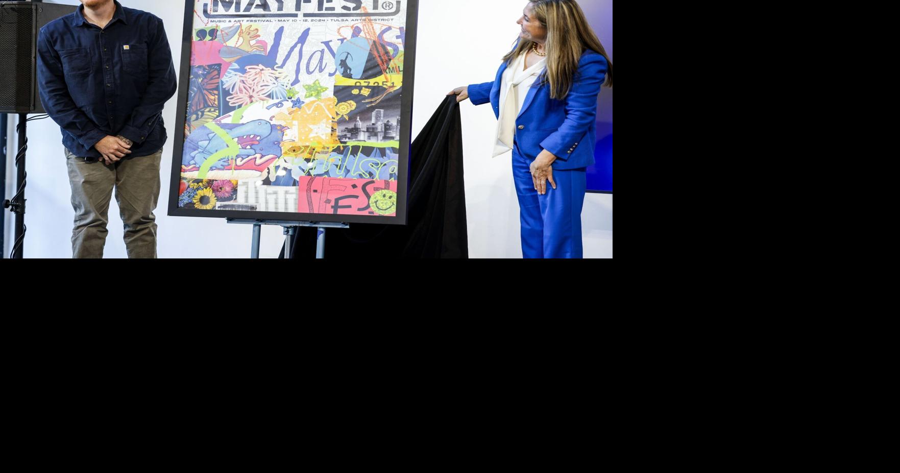 2024 Mayfest poster by Tulsa artist Aaron Whisner unveiled