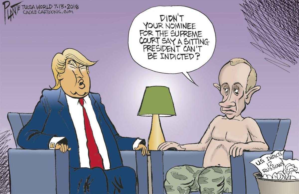 Bruce Plante Cartoon Trump Meets With Putin