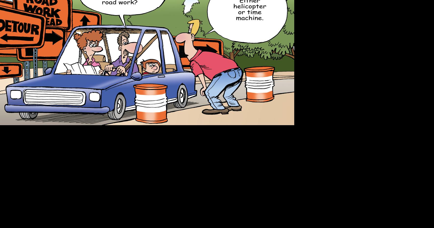 Cartoon: Roadwork