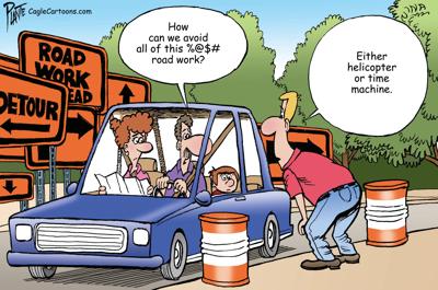 Cartoon: Roadwork