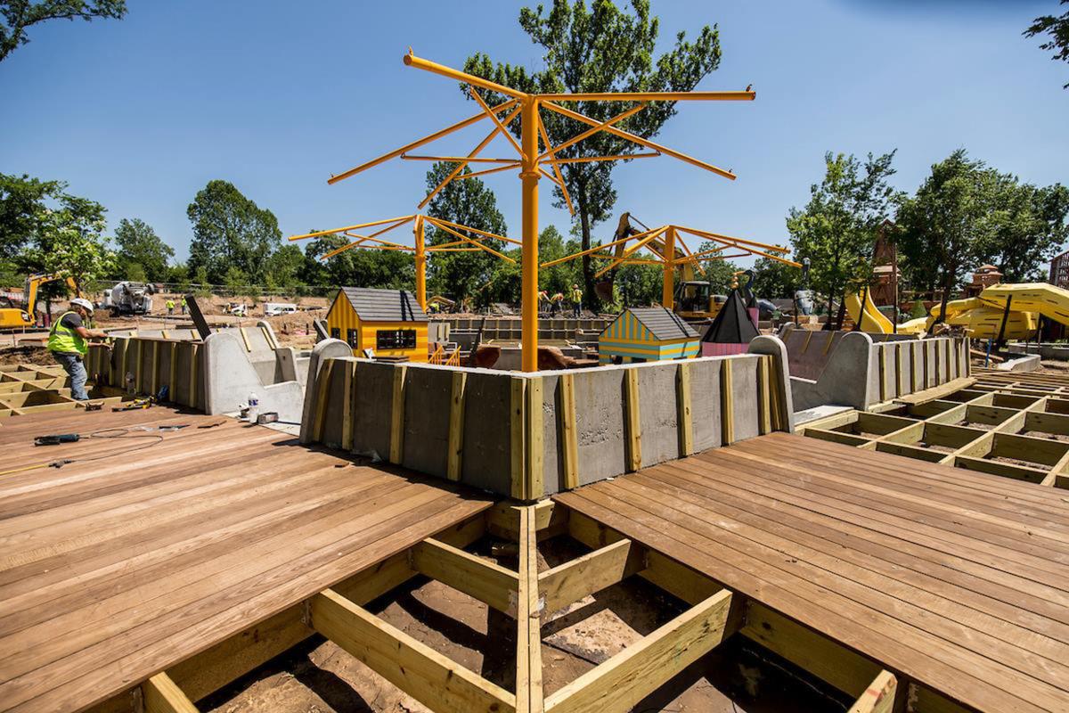 Photo gallery: Adventure Playground comes together at the Gathering Place