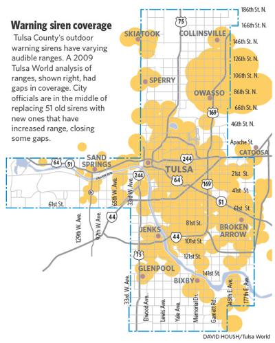 Tulsa County's tornado-warning grid is closing gaps with better, louder ...