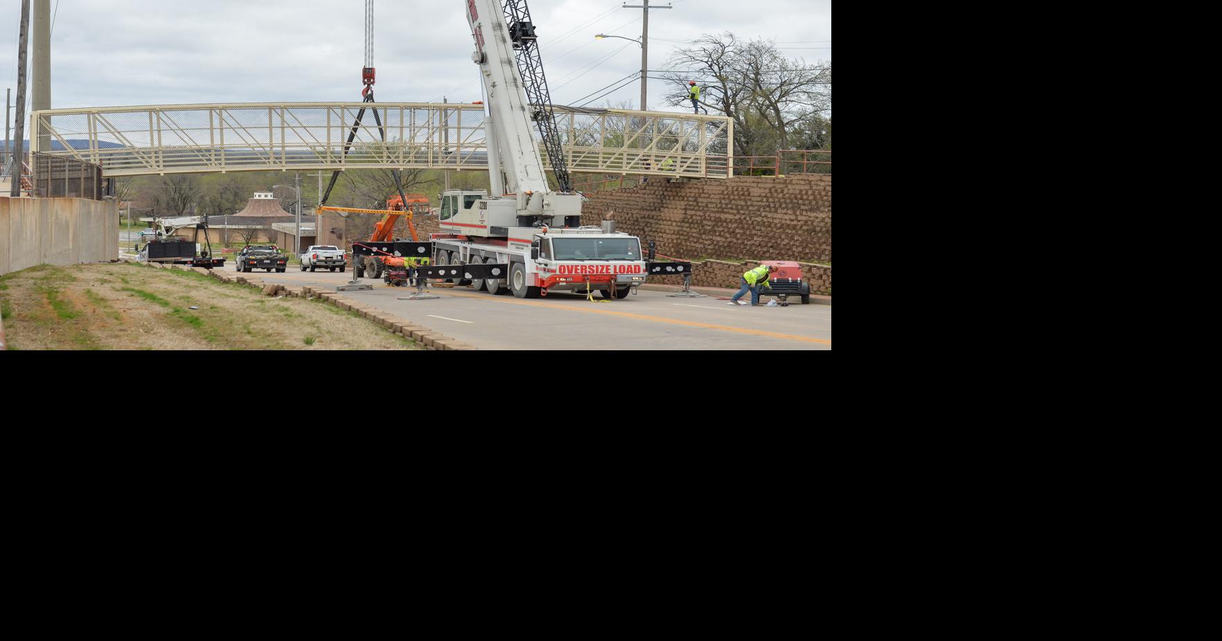 Pedestrian bridge on Martin Luther King Jr. Boulevard replaced
