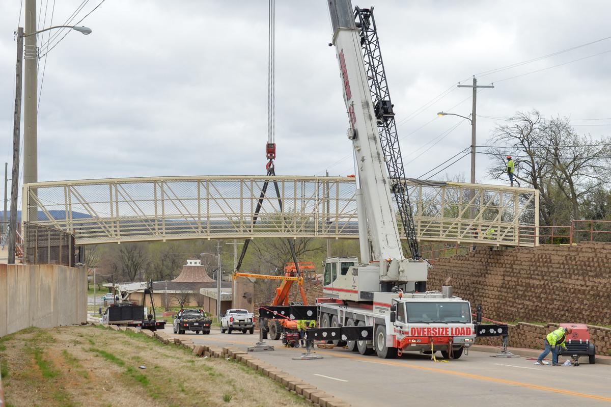 Pedestrian bridge on Martin Luther King Jr. Boulevard replaced | Local ...