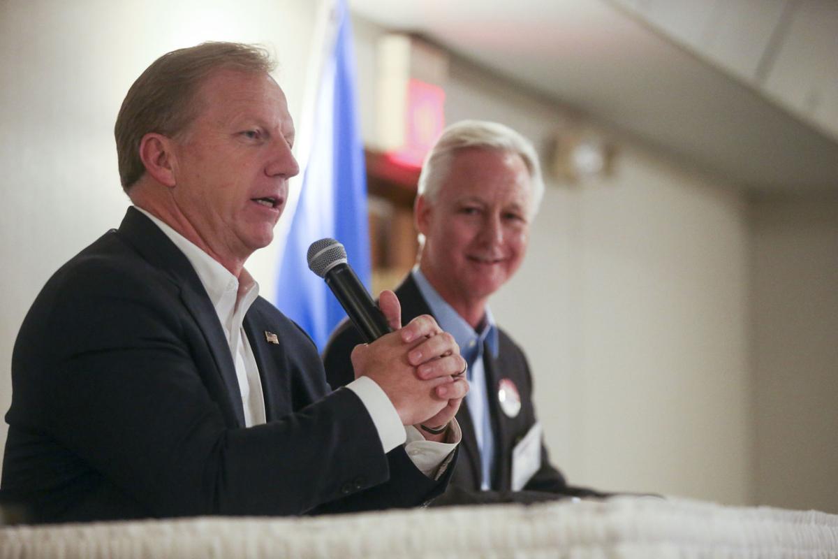 Tim Gilpin, Kevin Hern define differing policy positions at 1st ...