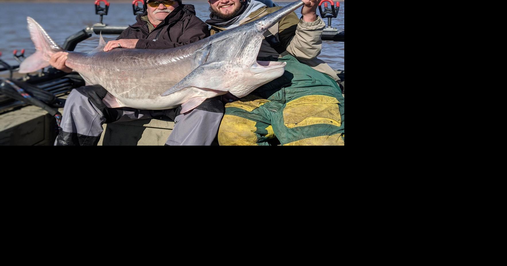 Veteran's big week includes a giant paddlefish