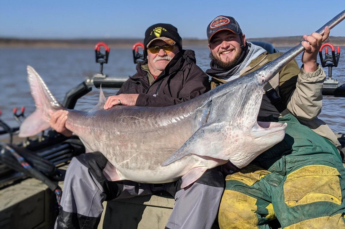 Veteran's big week includes a giant paddlefish