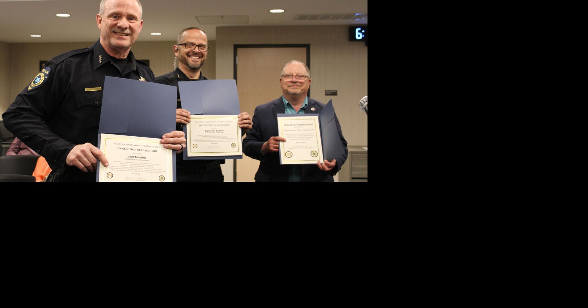 Sand Springs Police Department receives accreditation