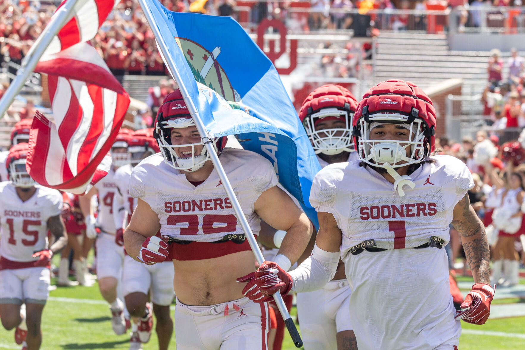 Photos: OU football hosts Crimson Combine