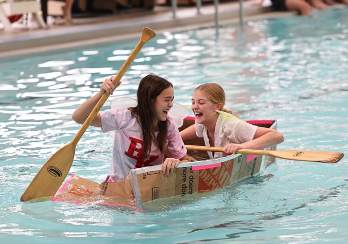 Cardboard boat races