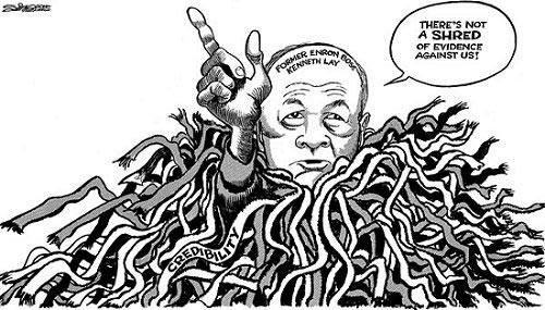 Enron's shredded evidence