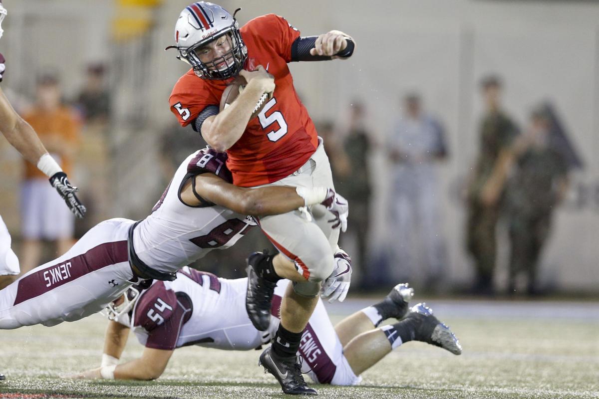 Photo gallery: Jenks hangs on to beat Union in MidFirst Bank Backyard ...