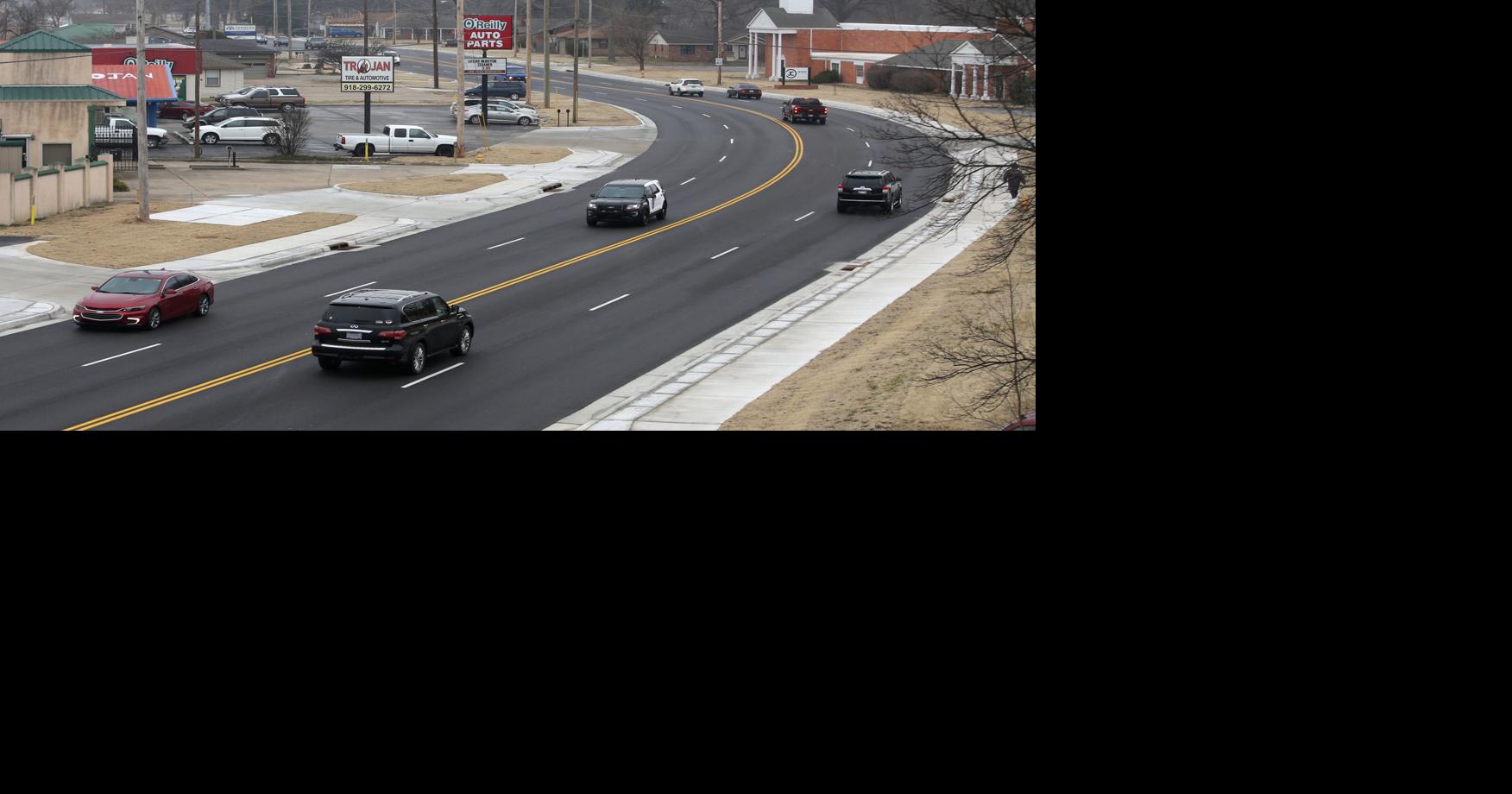 Jenks completes Main Street widening project