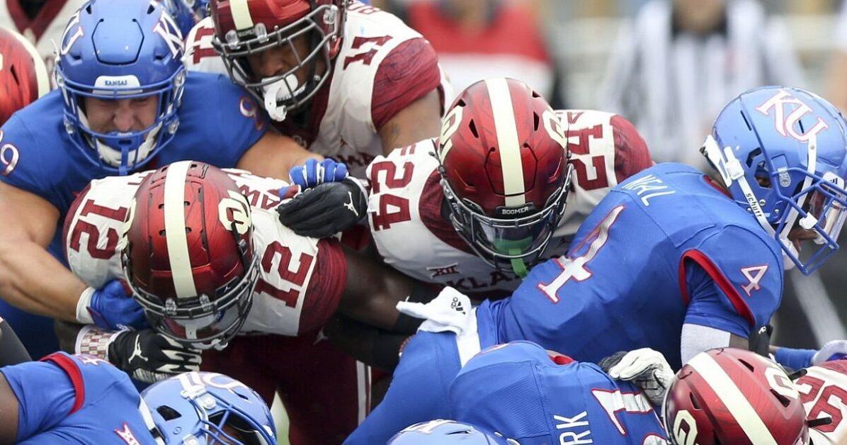 Kansas nearly upsets OU football in 2021 | Photos