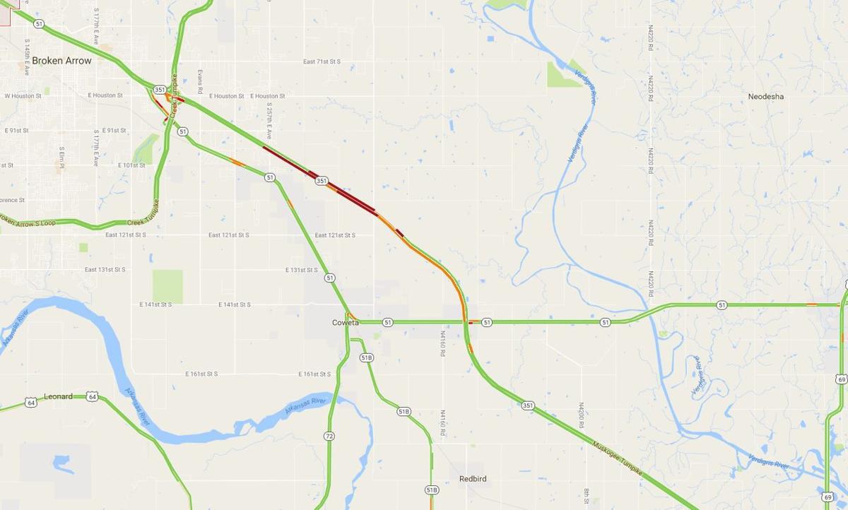 Update: Muskogee Turnpike reopens near Creek Turnpike after three-hour ...