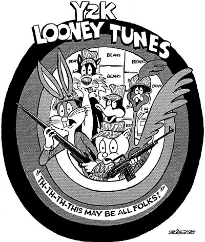 David Simpson Cartoon: Y2K Looney Tunes