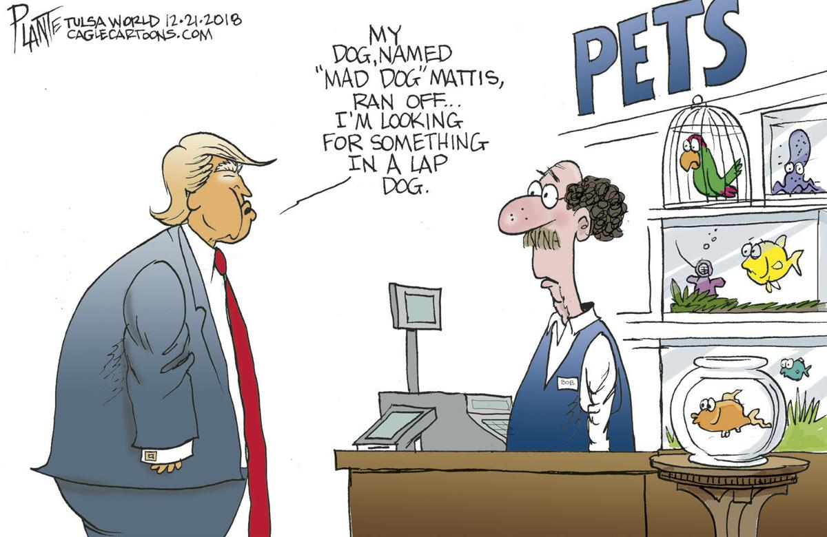 Bruce Plante Cartoon: General Mattis