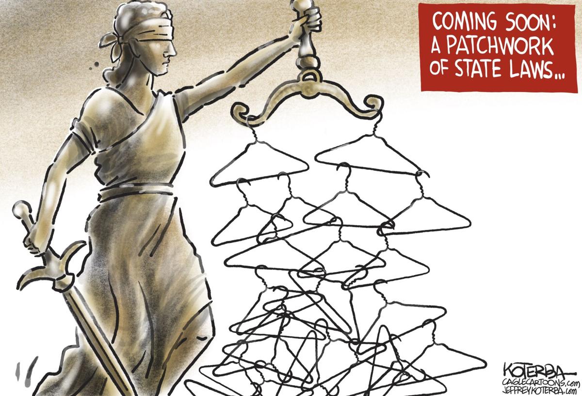 Cartoon: Patchwork of state laws