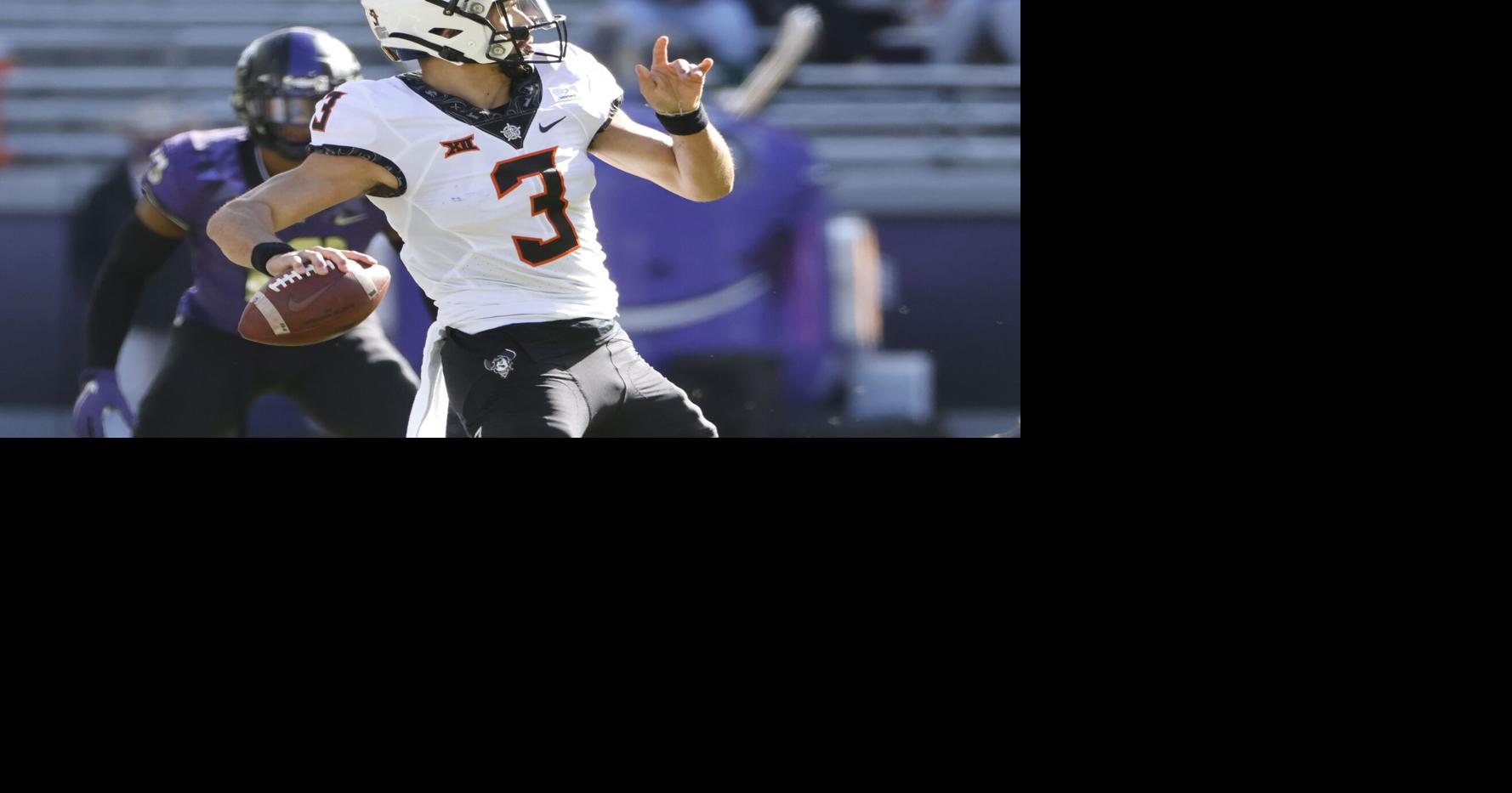 OSU quarterback Spencer Sanders 'progressing' at position during spring ...