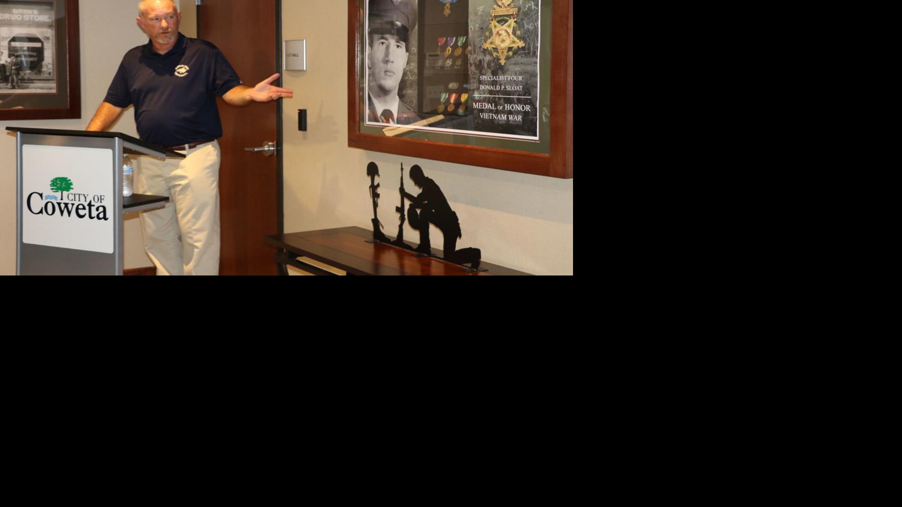 Memorial to Spc. Donald P. Sloat re-dedicated in Coweta | News ...