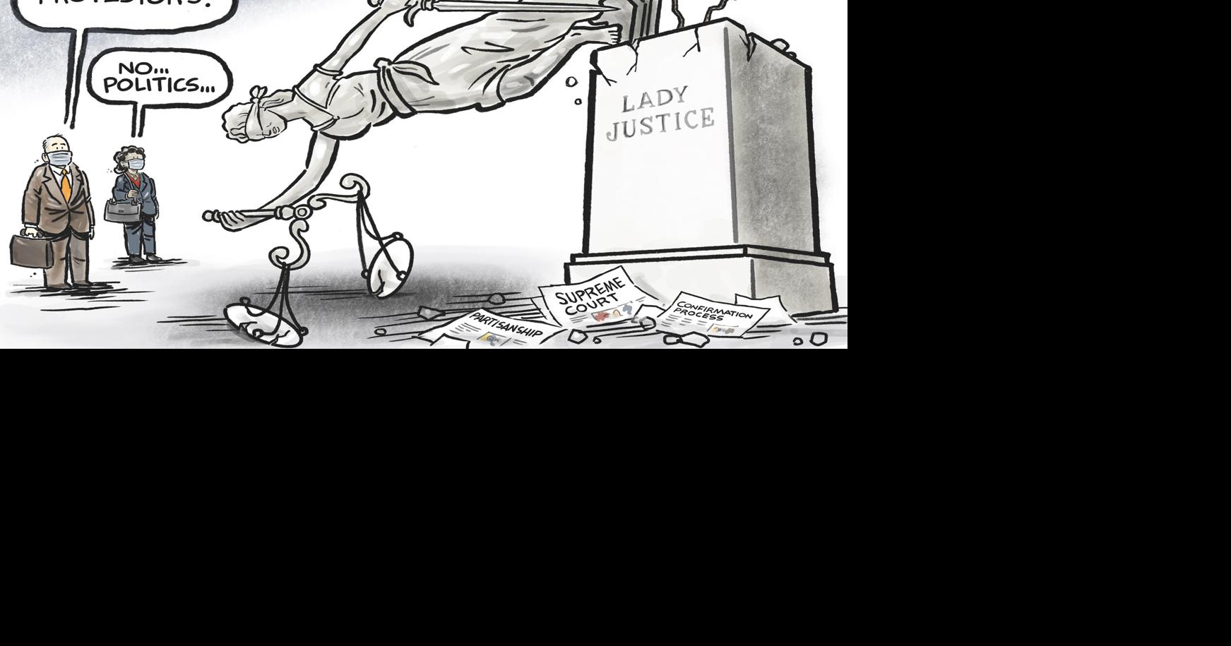 Syndicated Cartoon: Supreme Court Confirmation Process