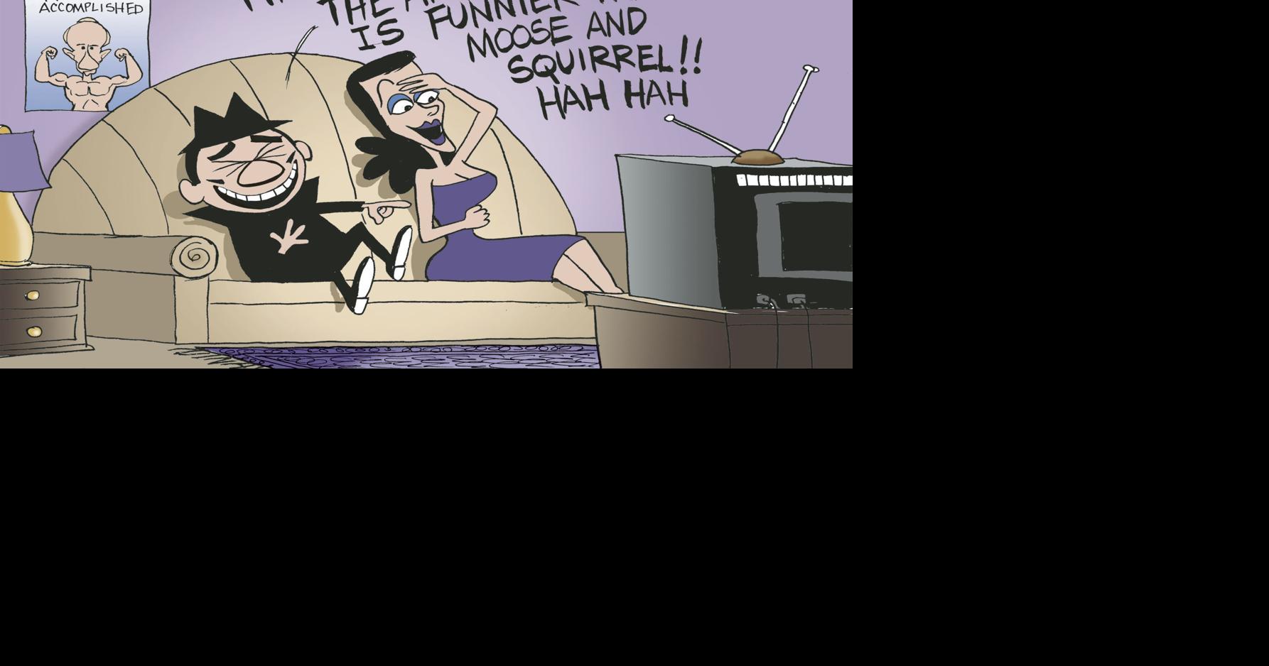 Bruce Plante Cartoon: Boris and Natasha