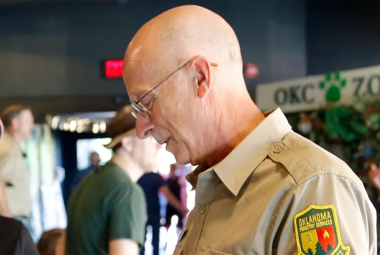 Stitt ties state forester's departure to wildfire response