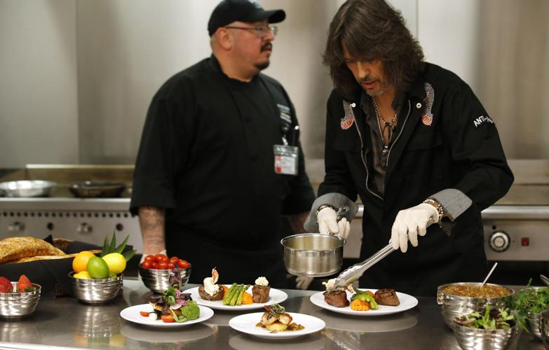 Foreigner singer showcases culinary skills at River Spirit dinner party