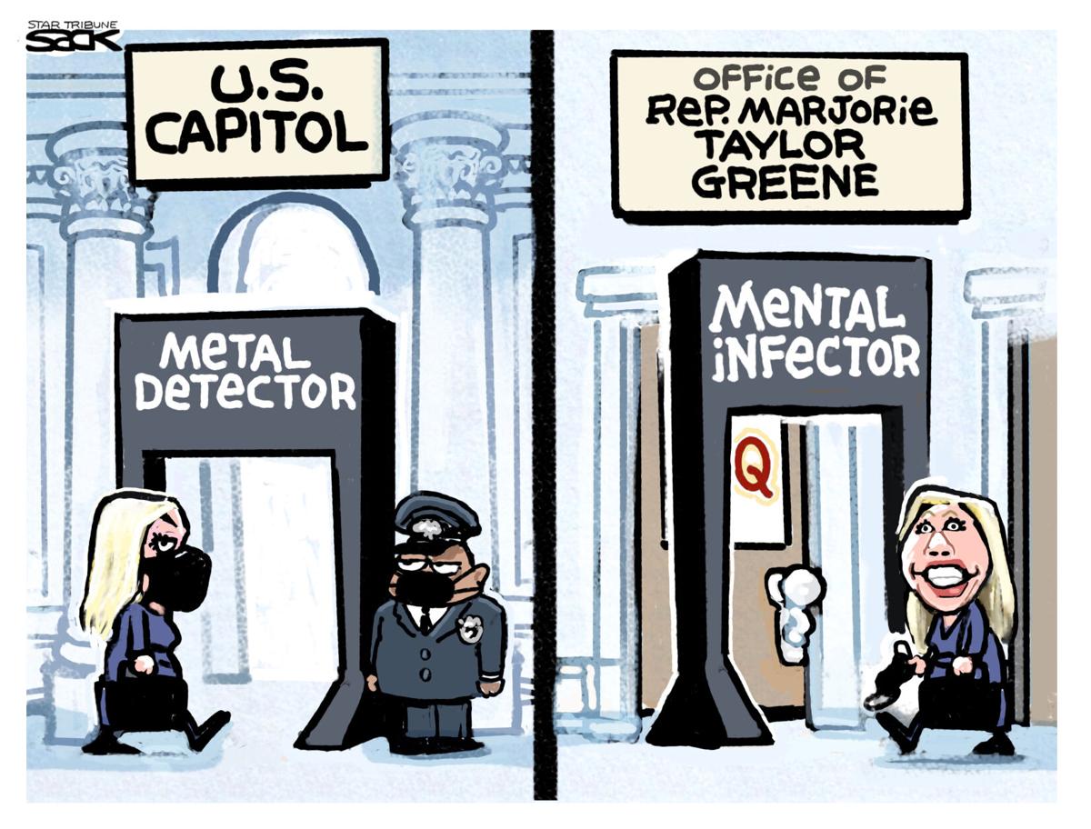 Syndicated Cartoon: QAnon Congresswoman