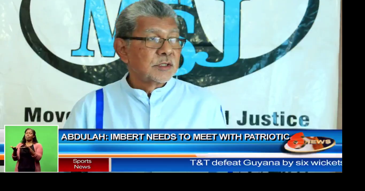 MSJ political leader: Imbert needs to meet with Patriotic | Local News ...