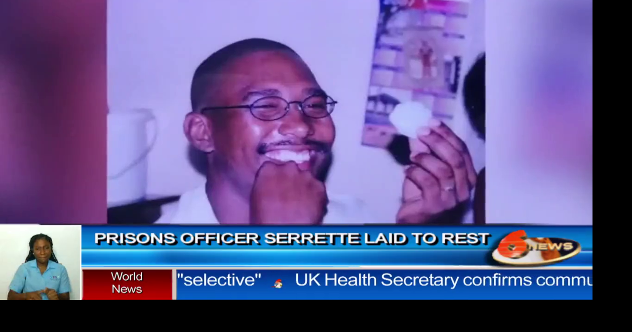 Prisons Officer Trevor Serrette laid to rest | 7pmnews | tv6tnt.com