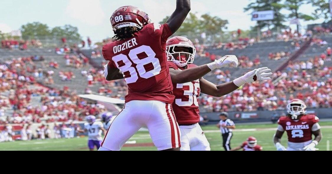 Rejuvenated Razorbacks run over Catamounts in season opener | Sports ...