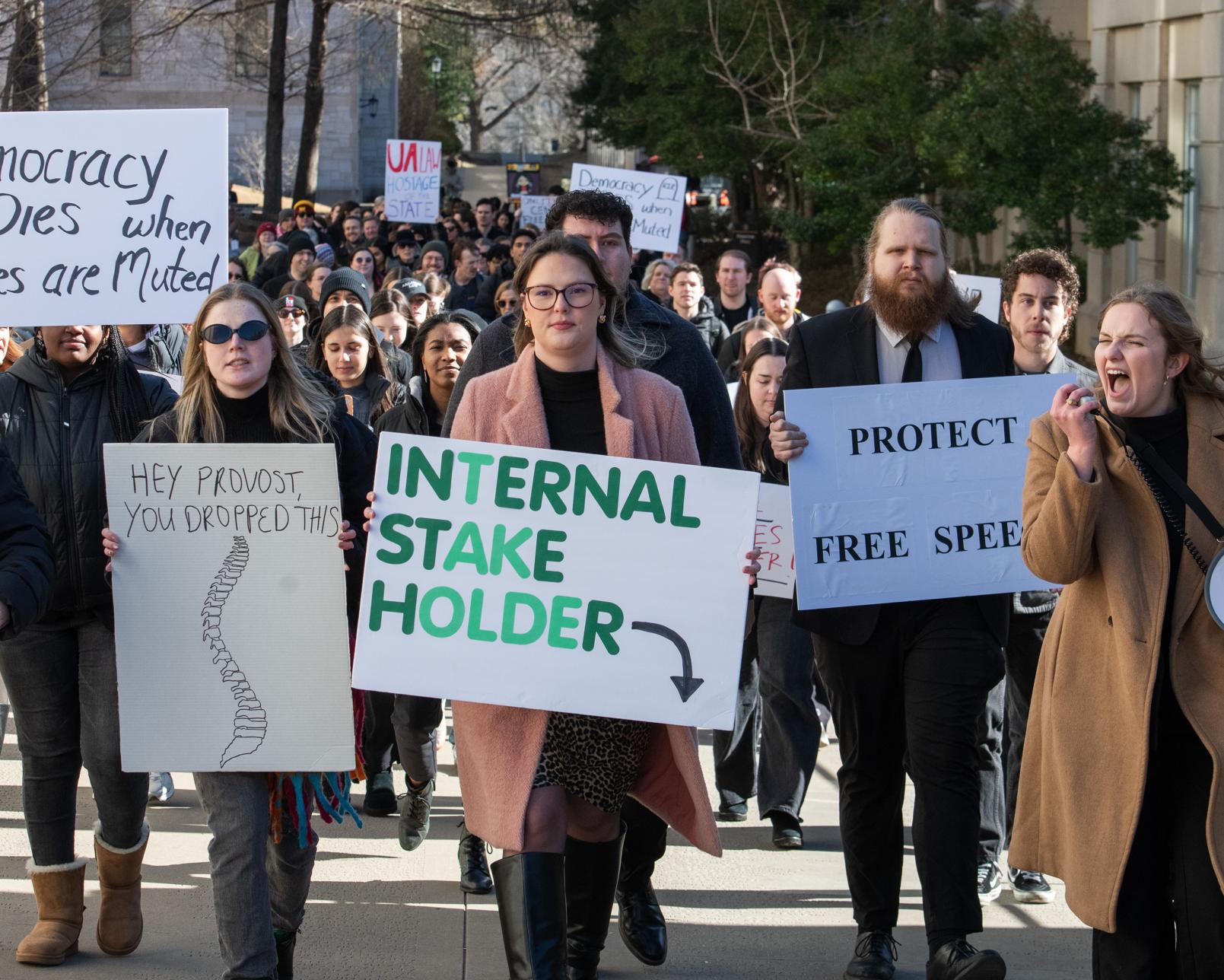 UA law students protest decision to rescind dean's job offer | News ...