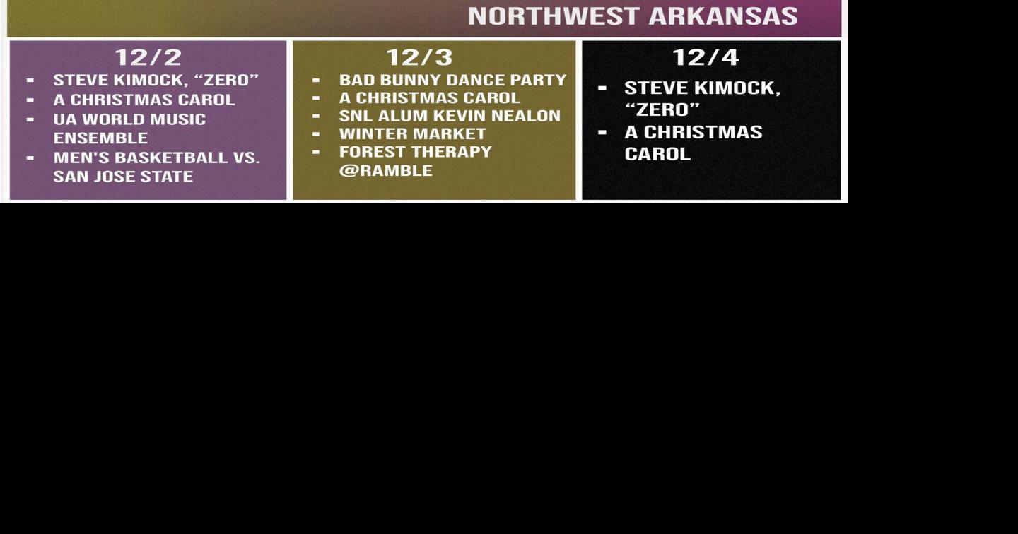 The Weekender: Kick off December with high-energy, holiday fun ...