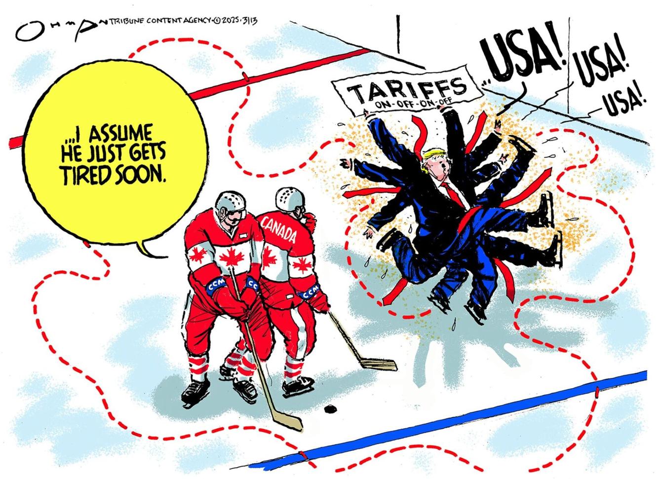 Editorial Cartoon: Jack Ohman (March 15, 2025) | Cartoons | union ...