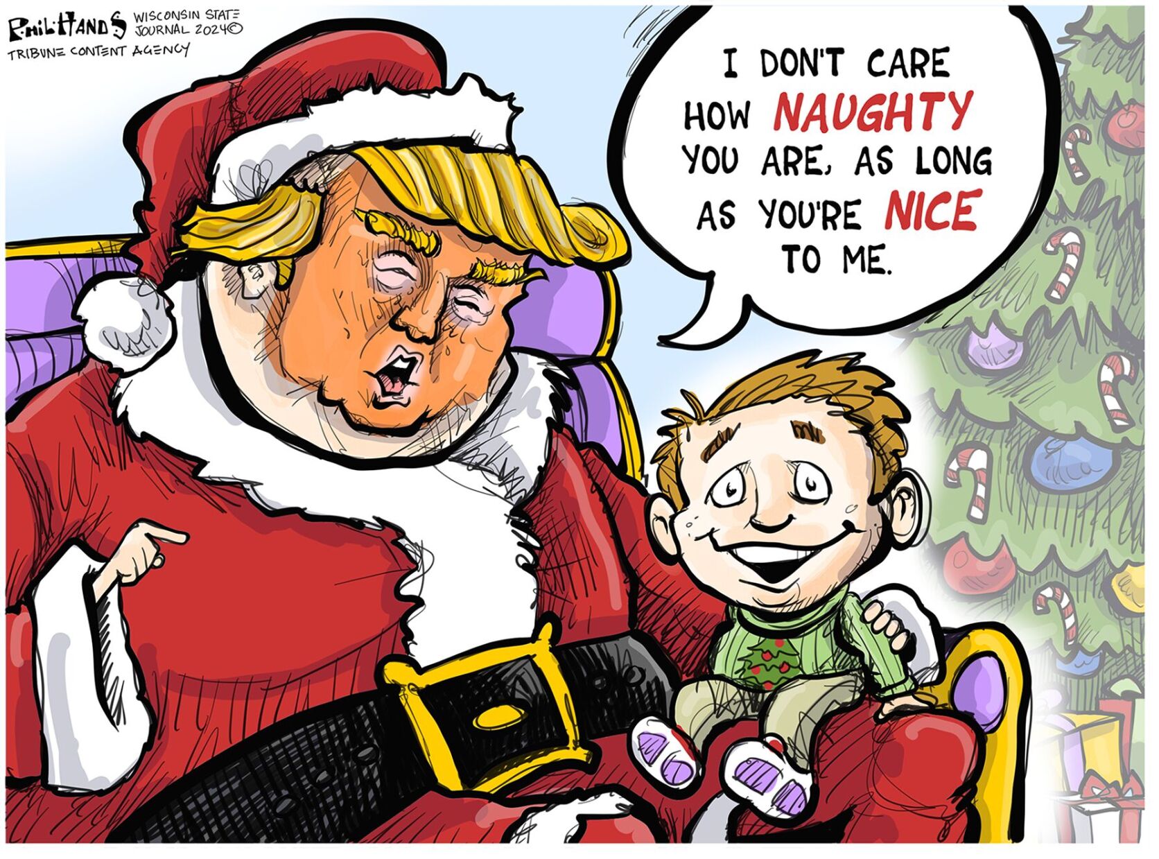 Editorial Cartoon: Phil Hands (Dec. 20, 2024) | Cartoons | union ...