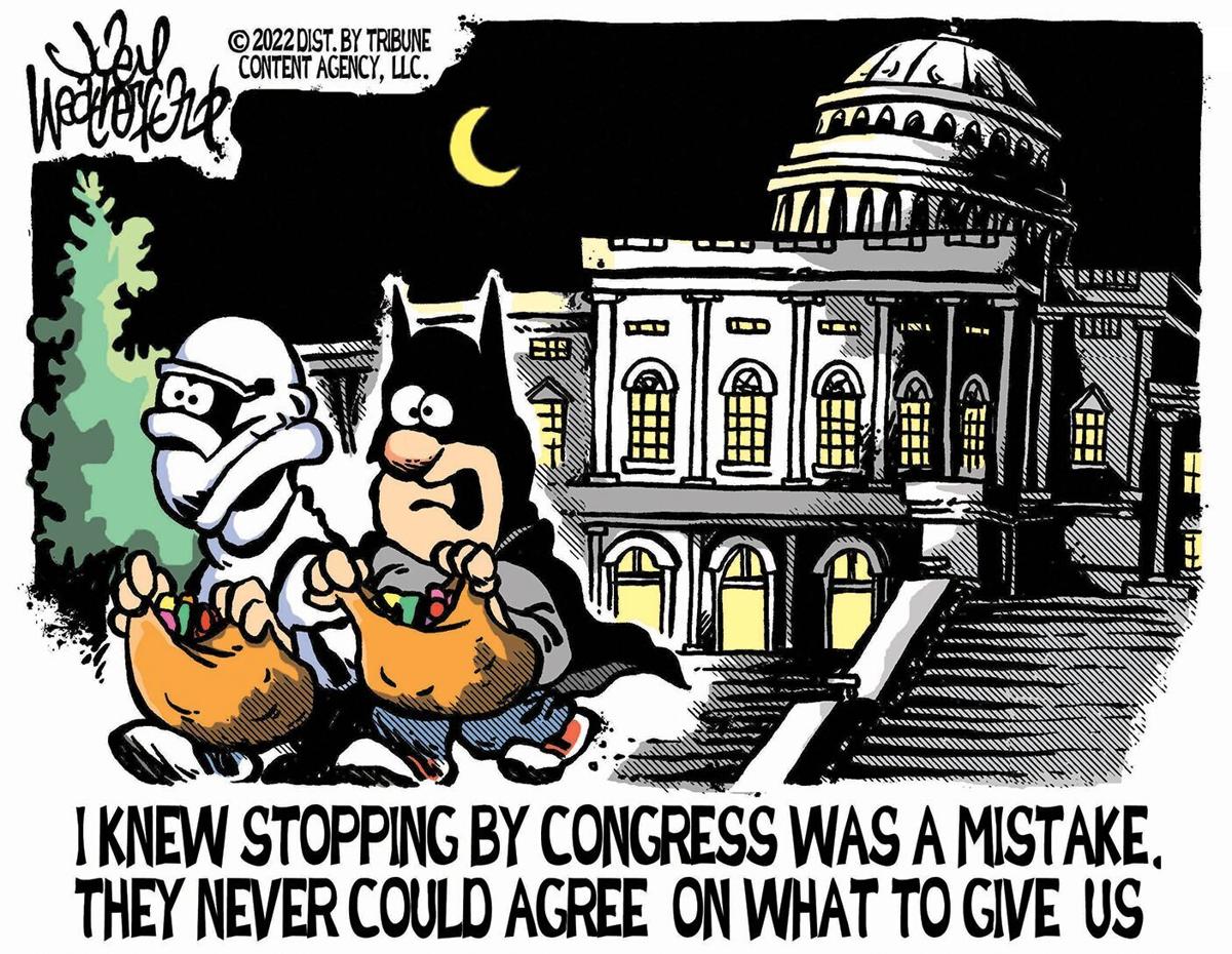 Editorial Cartoon: Joey Weatherford (Oct. 29, 2022) | Cartoons | union ...