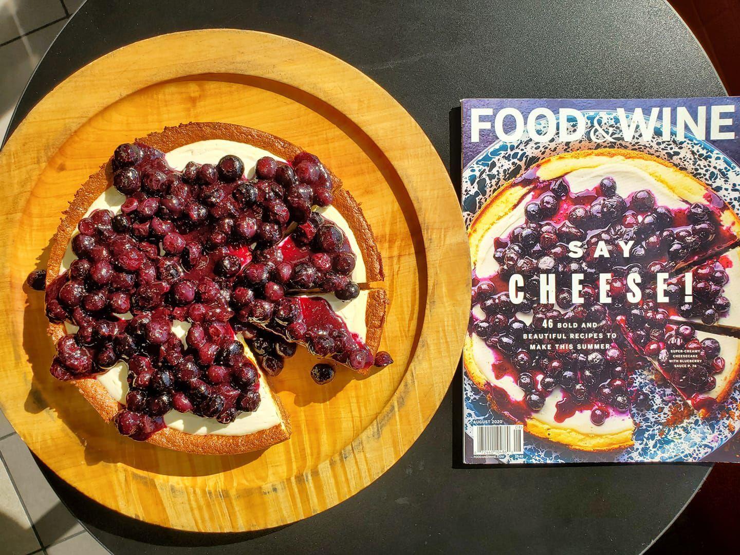 Cheesecake cooks up front page magazine cover for Andrae's Kitchen ...