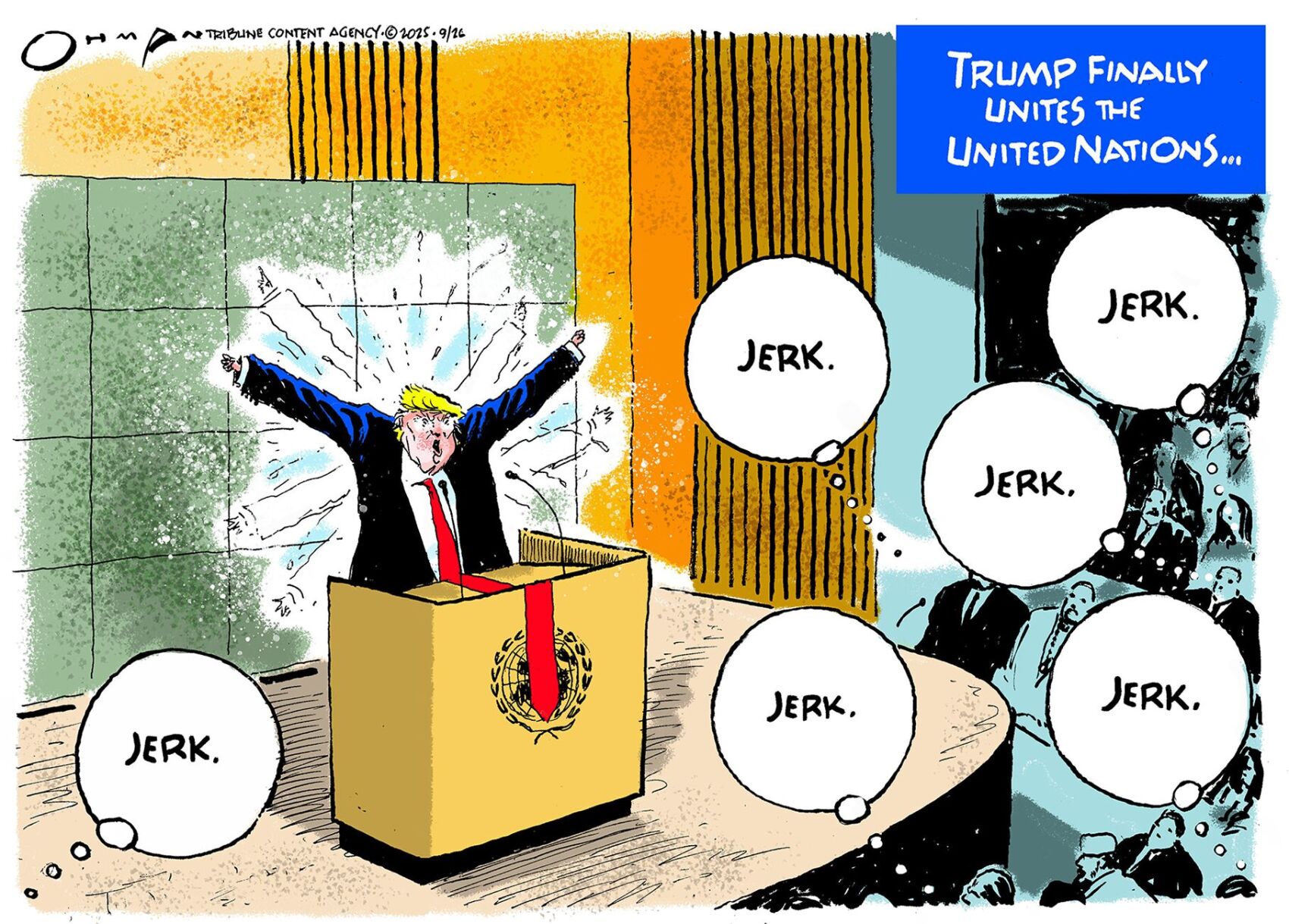 Editorial Cartoon: Jack Ohman (Sept. 26, 2025) | Cartoons | union ...