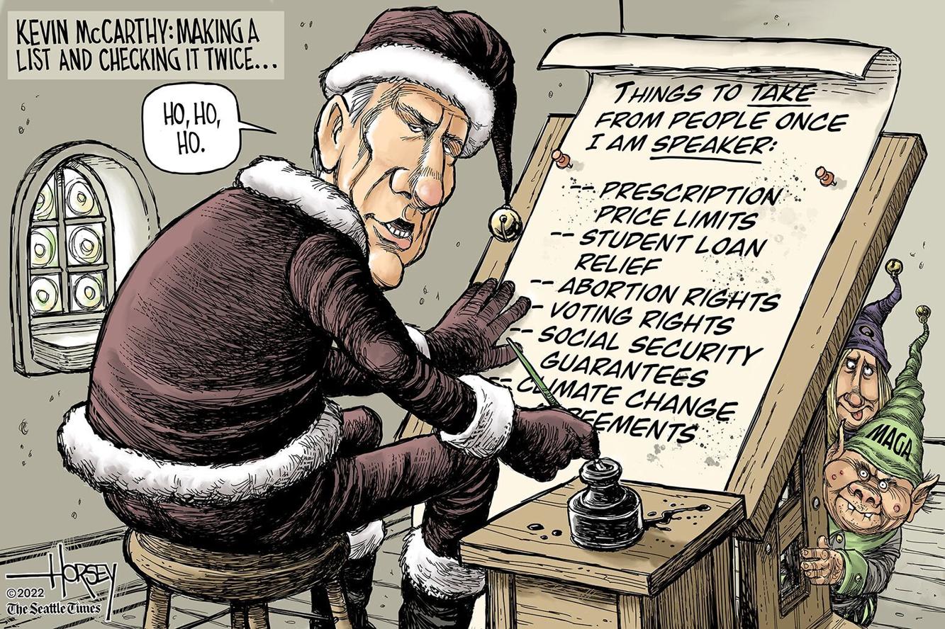 Editorial Cartoon: David Horsey (Oct. 24, 2022) | Cartoons | union ...
