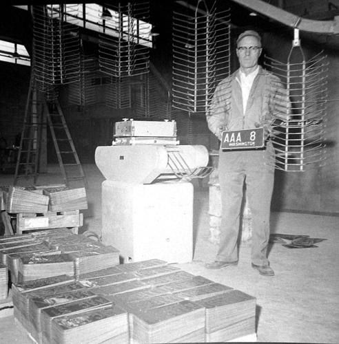 From the Vault: New license plate factory — 1957 | From The Vault ...