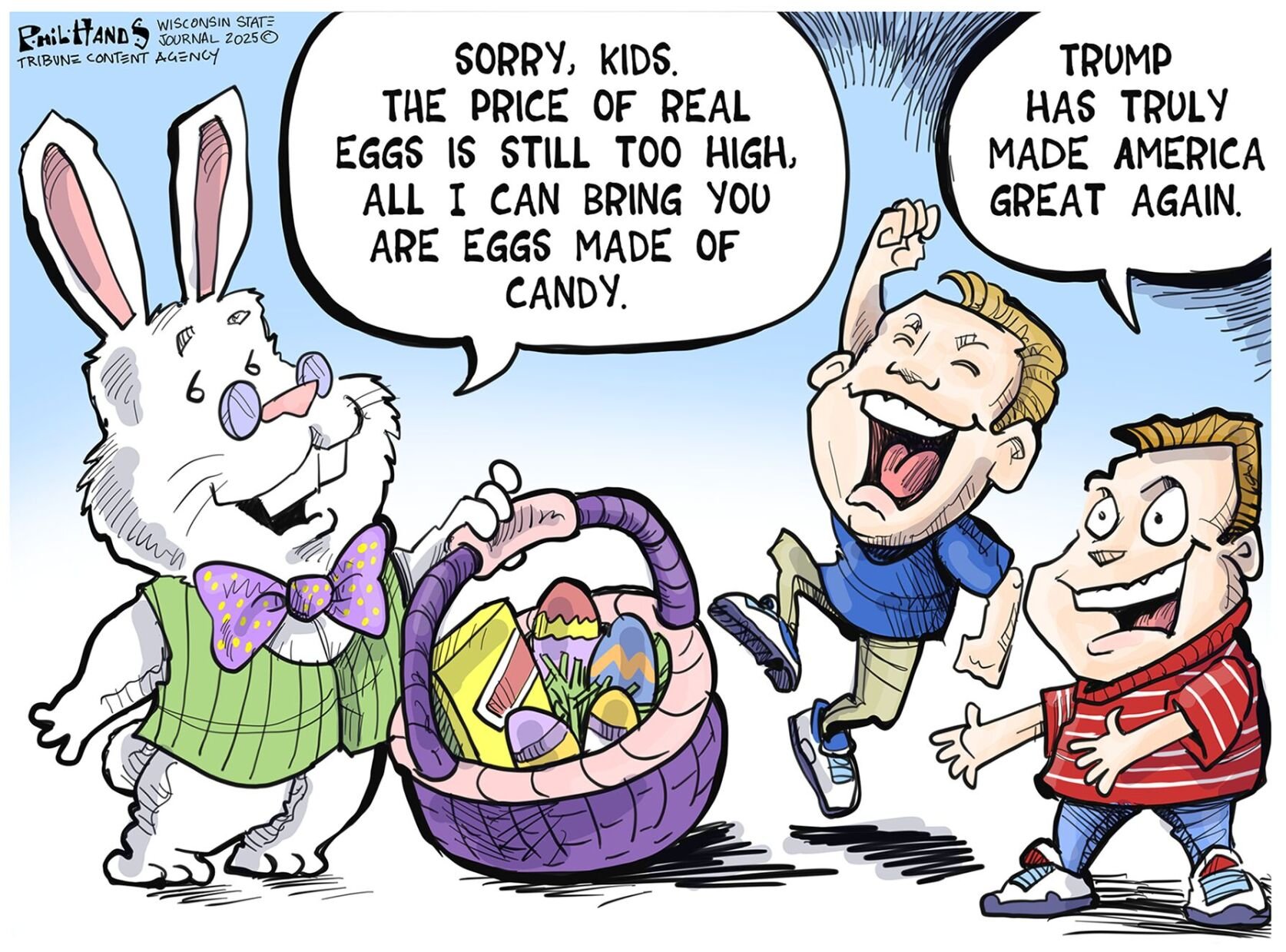 Editorial Cartoon: Phil Hands (April 19, 2025) | Cartoons | union ...