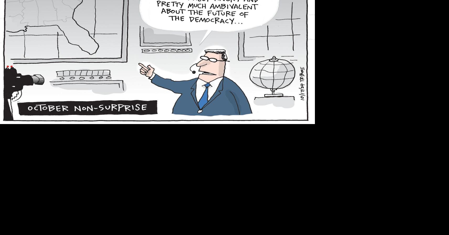 Editorial Cartoon: Joel Pett (Oct. 26, 2024) | Cartoons | union ...