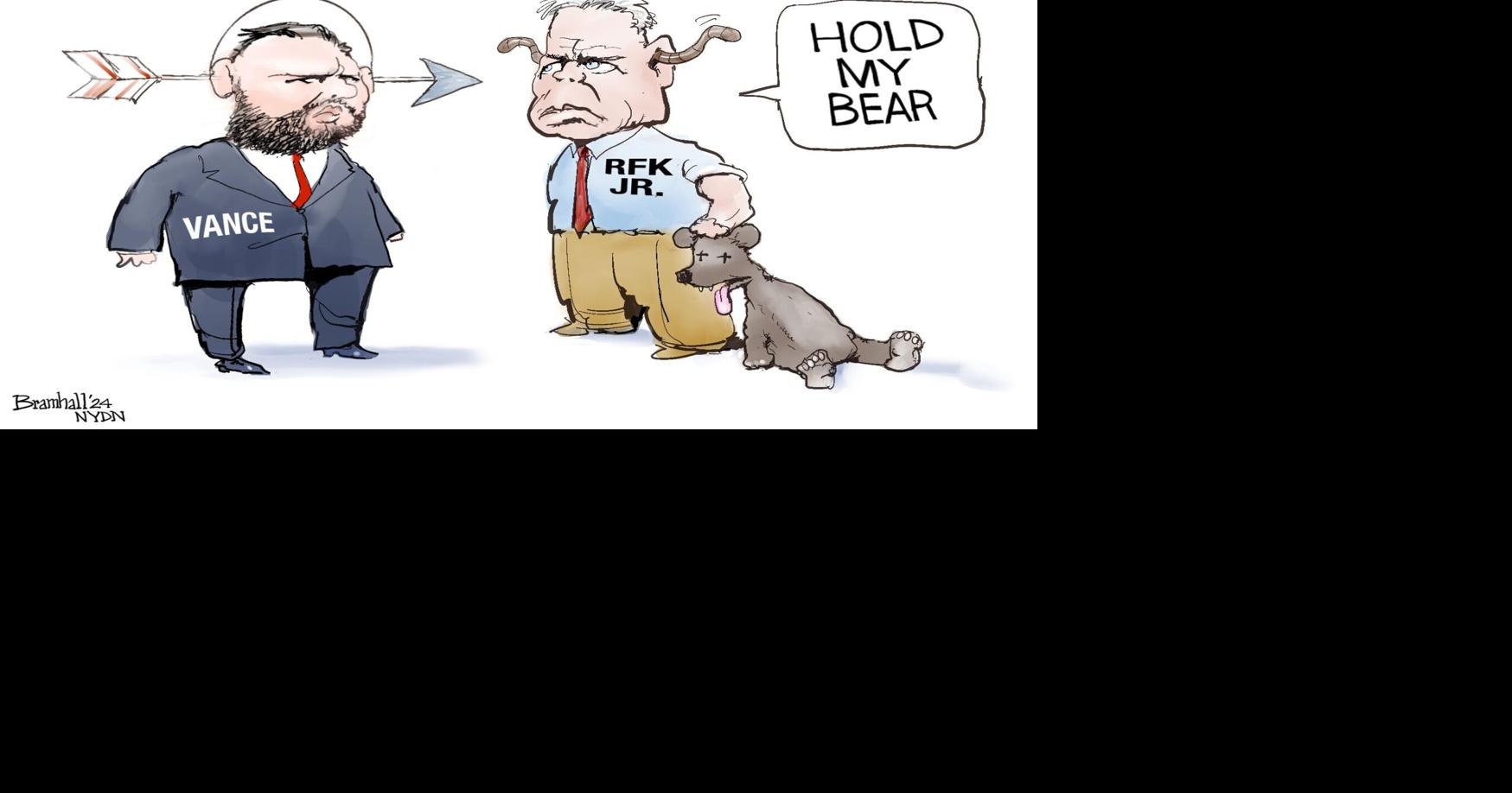 Editorial Cartoon: Bill Bramhall (Aug. 7, 2024) | Cartoons | union ...