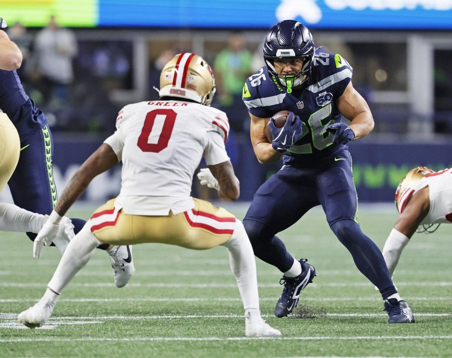 What Seahawks do at running back with Charbonnet out for season ...